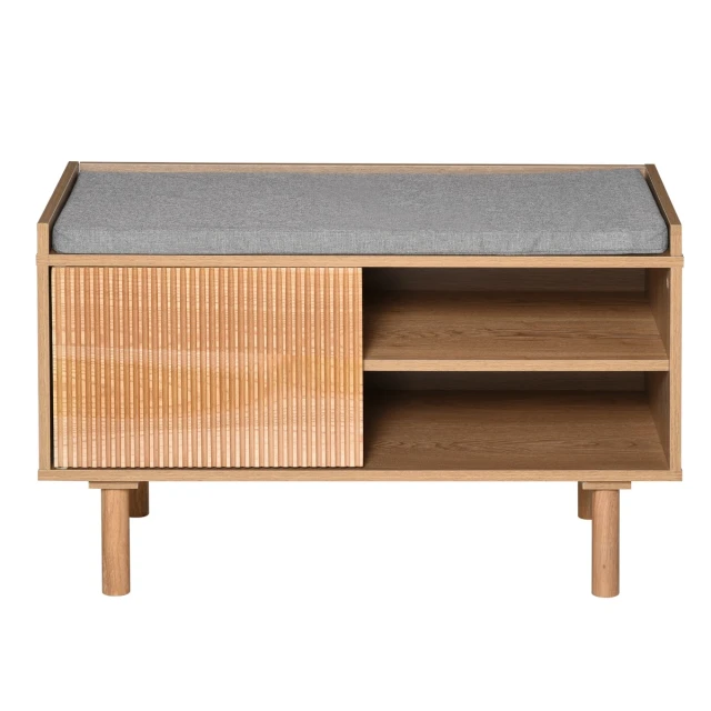Ξύλινη Παπουτσοθήκη με Κάθισμα 80 x 40 x 49.5 cm HOMCOM 83