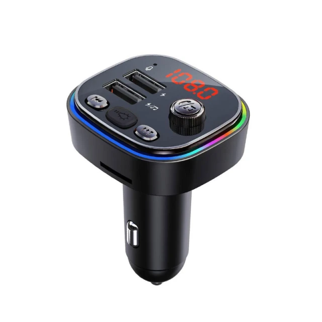 FM Transmitter Αυτοκινήτου και Φορτιστής με Bluetooth 2xUS