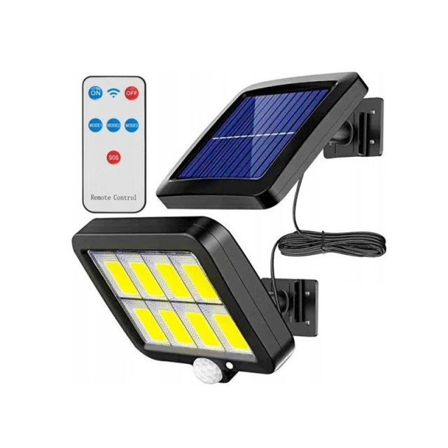 Ηλιακός Προβολέας με 120 LED Αισθητήρα Κίνησης και Εξωτερι