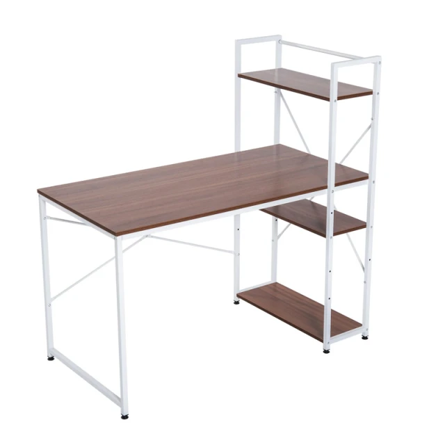 Μεταλλικό Γραφείο με 4 Ράφια 120 x 64 x 121 cm Χρώματος Λε