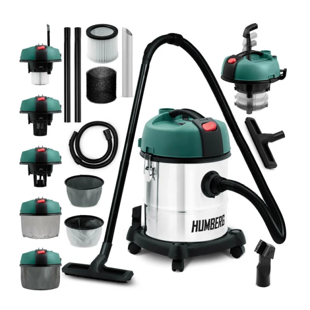 Βιομηχανική Ηλεκτρική Σκούπα 20 Lt 1200 W Humberg HM-400