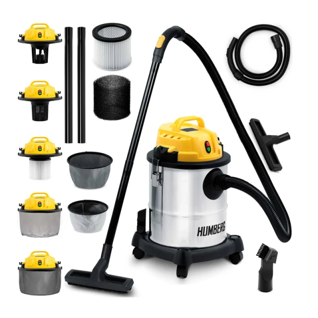 Βιομηχανική Ηλεκτρική Σκούπα 20 Lt 1200 W Humberg HM-401