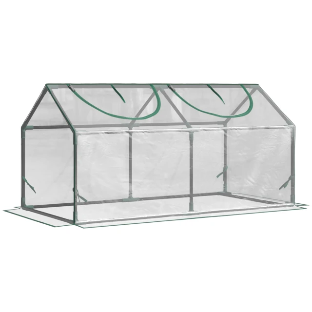 Outsunny Mini Garden Θερμοκήπιο με 2 κυλιόμενα παράθυρα κα