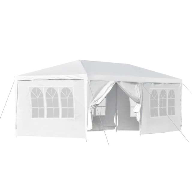Outsunny Gazebo Marquee 6x3m με αφαιρούμενα πλαϊνά τοιχώμα